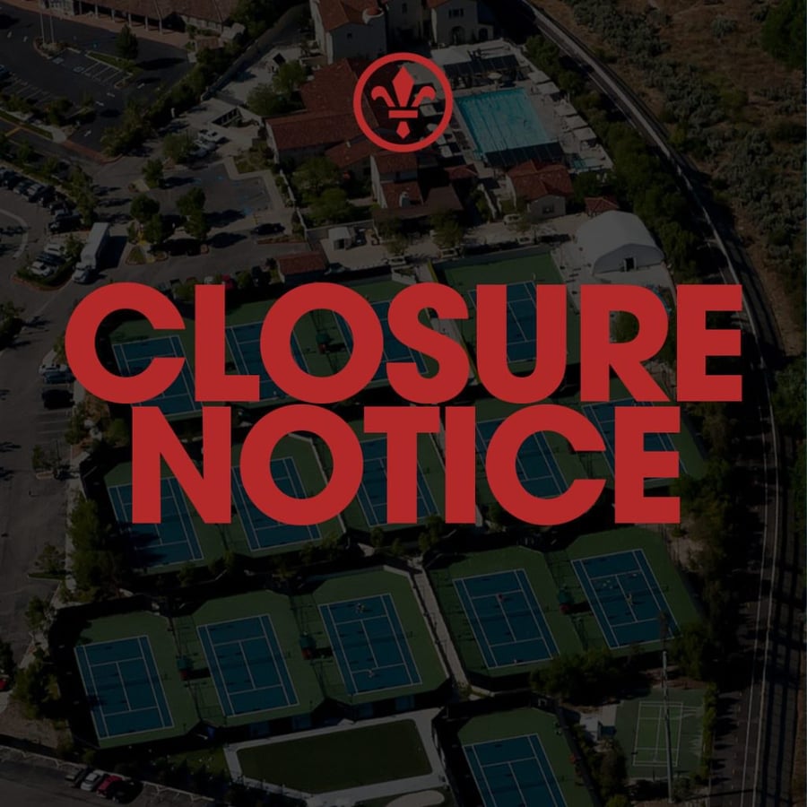 CLUB CLOSURE NOTICE