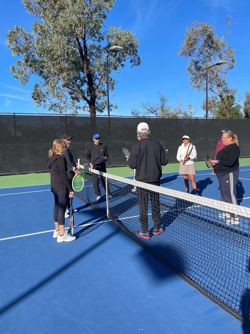 Tennis at the Paseo Club vs the Santa Clarita Parks and Rec