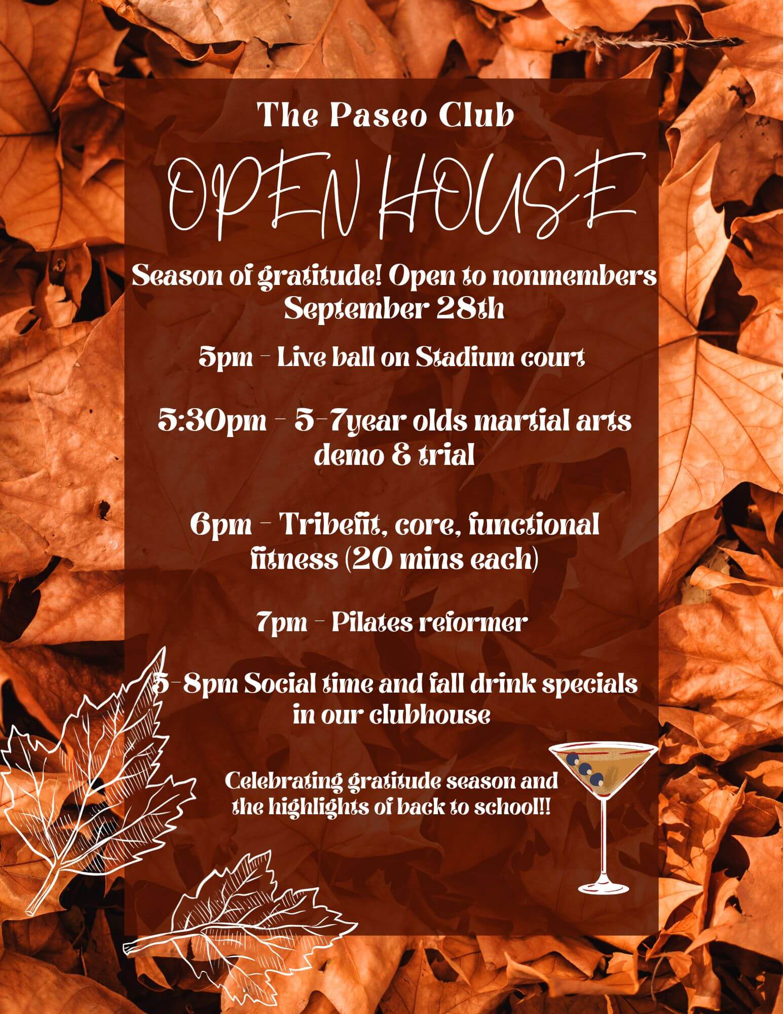 Healthy, connected life at the Paseo Club